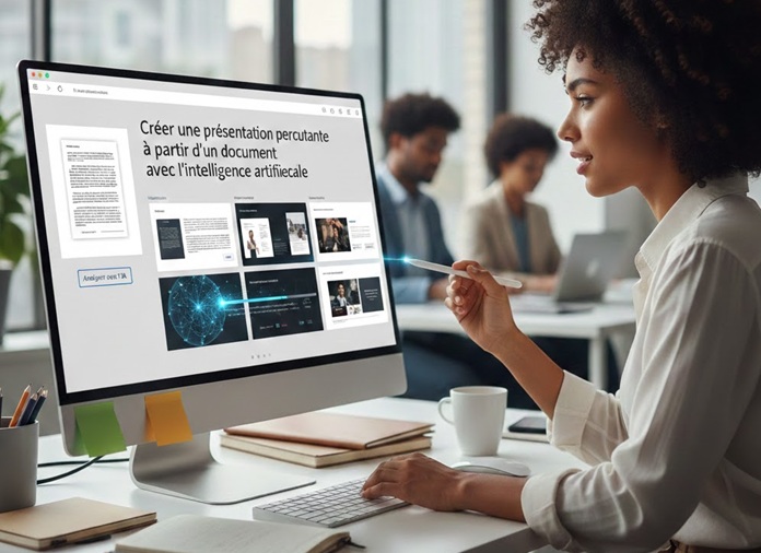 Formation créer présentation percutante IA - Transformer document en ...